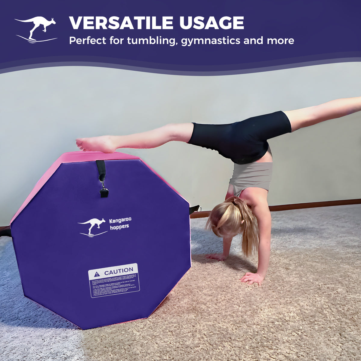 Octagon Tumbling Mat - Gymnastic Equipment for Kids | Kangaroo Hoppers