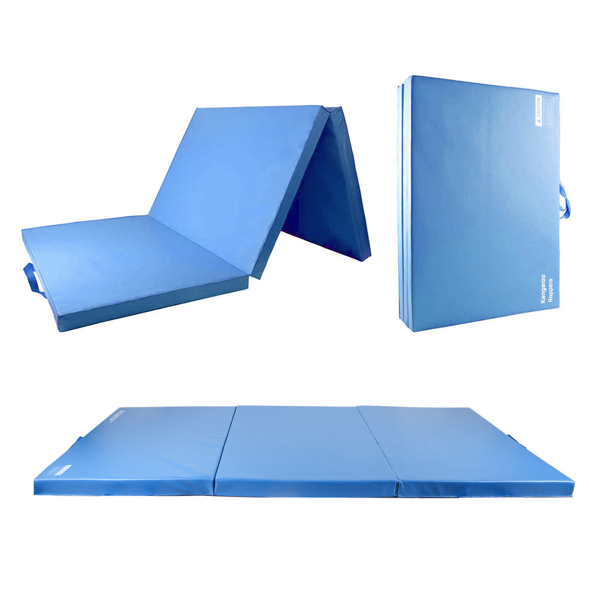 Tri-Fold Gymnastics Mat with Handles - Gymnastic Equipment for Kids ...