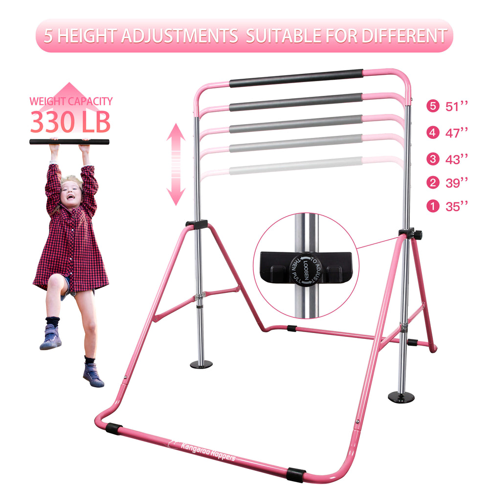 Kangaroo Hoppers Kids’ Gymnastics kip bar bundle