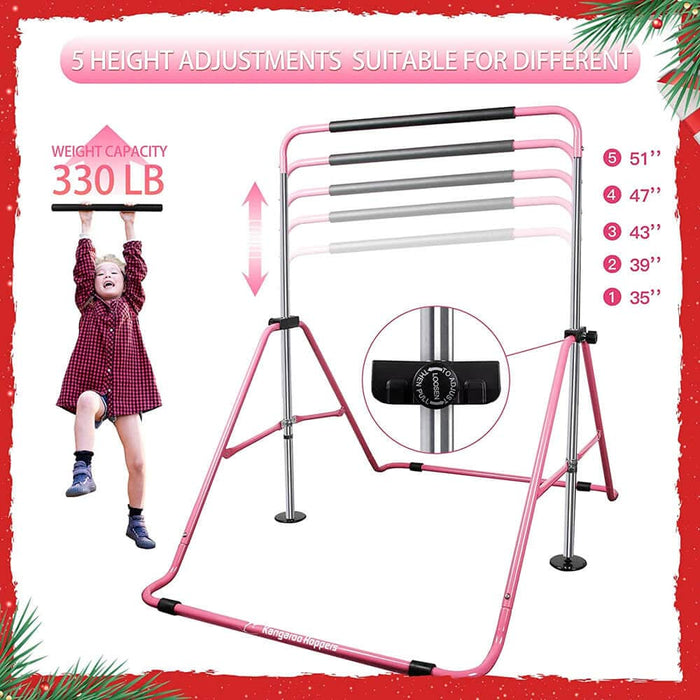 Adjustable Foldable Kip Bars - Gymnastic Equipment for Kids | Kangaroo ...